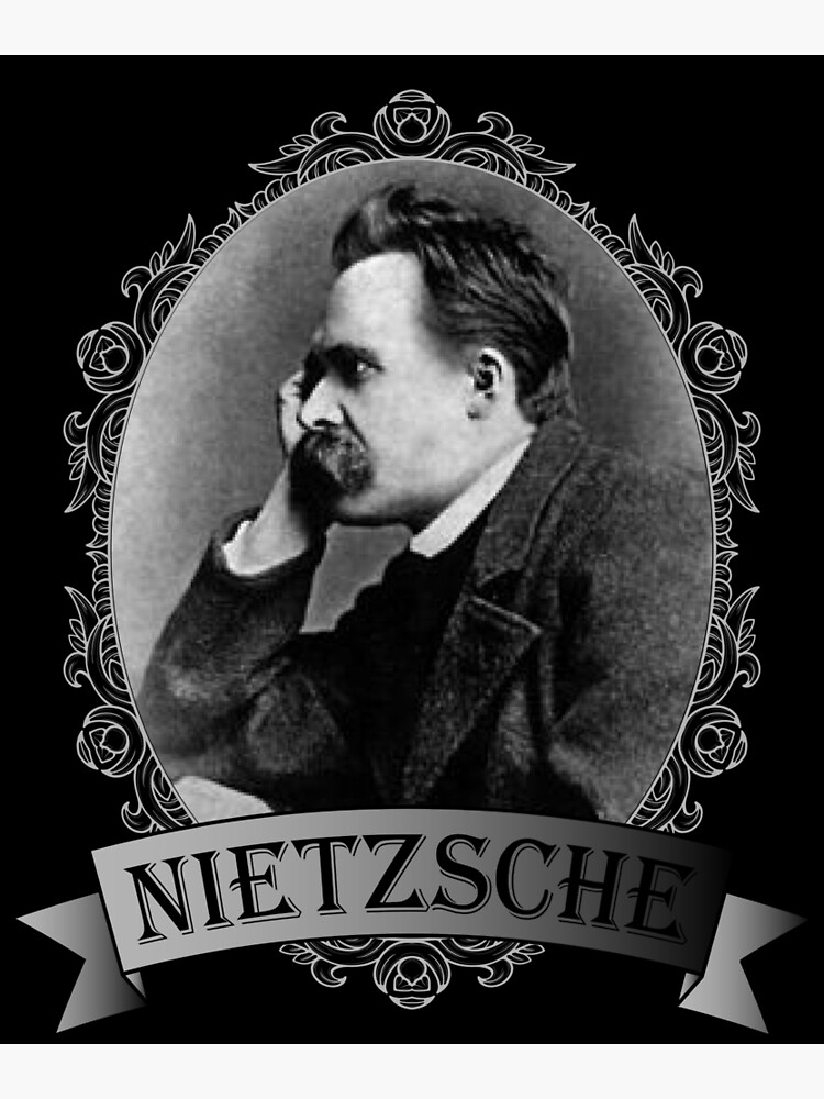 "Friedrich Nietzsche Portrait" Poster by JacknightW | Redbubble