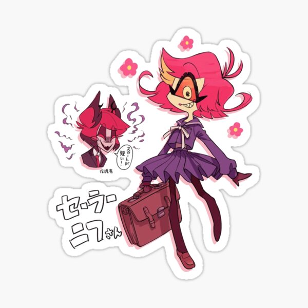 "Hazbin Hotel Niffty" Sticker for Sale by sashakolesnik | Redbubble
