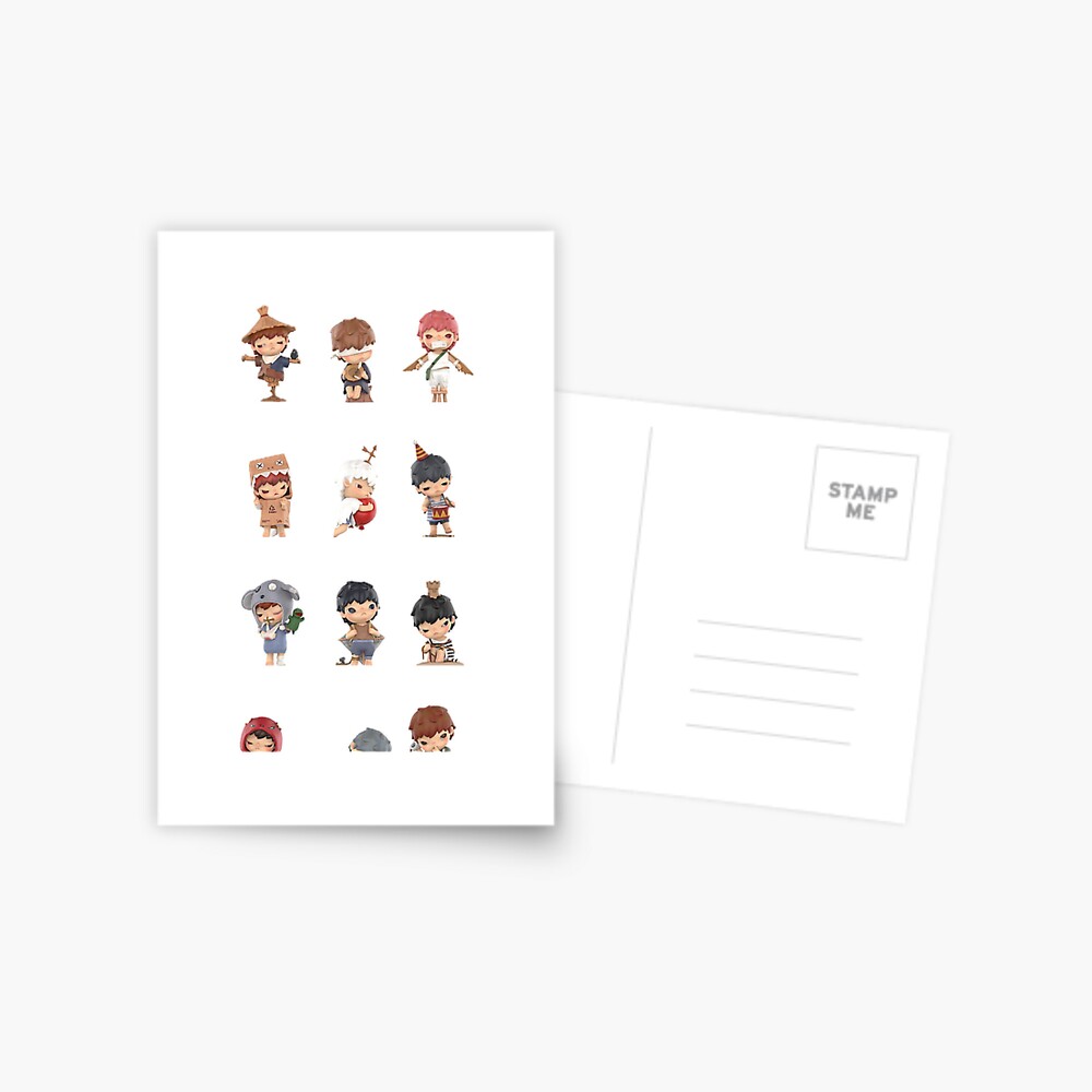 "Popmart Mime Series " Sticker for Sale by kojocy | Redbubble