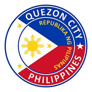 "Quezon City, Philippines" Sticker for Sale by Alma-Studio | Redbubble