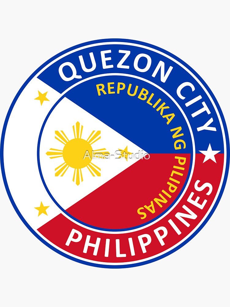 "Quezon City, Philippines" Sticker for Sale by Alma-Studio | Redbubble