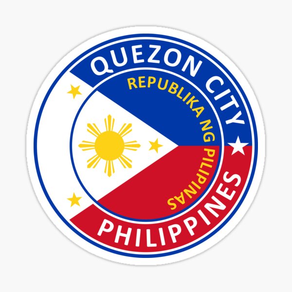 "Quezon City, Philippines" Sticker for Sale by Alma-Studio | Redbubble