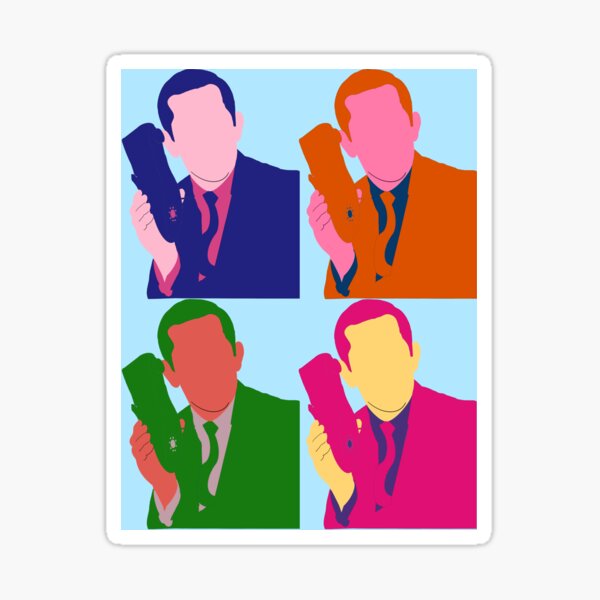 "Maxwell Smart Pop Art Pattern" Sticker for Sale by efrailey5 | Redbubble