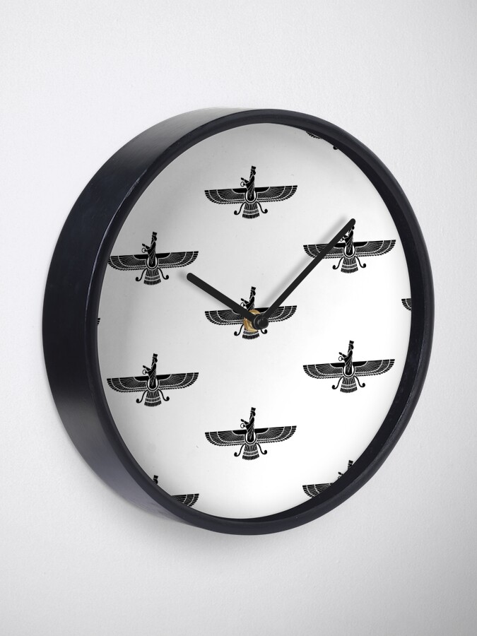 "Asho Farohar Fravashi Angel Protector Black White Parsi Irani ...