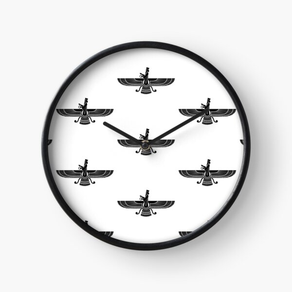 "Asho Farohar Fravashi Angel Protector Black White Parsi Irani ...