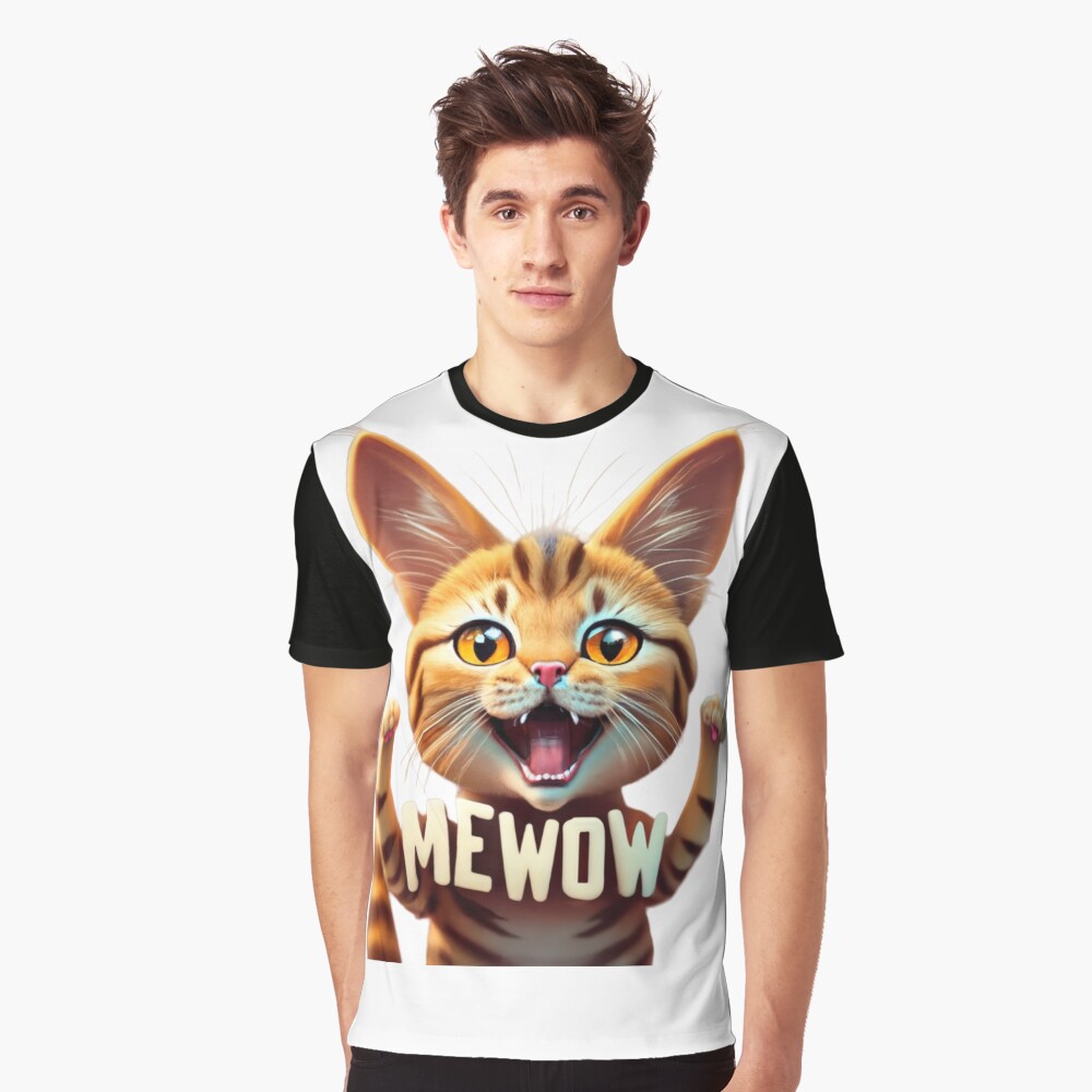 "MeWow!!, Kitten" Sticker for Sale by RiffRaffGraffix | Redbubble