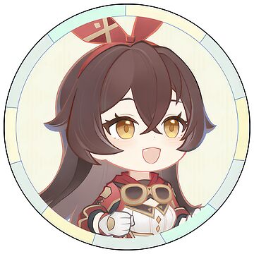 "Amber Sticker, Genshin Impact" Sticker by Demray | Redbubble