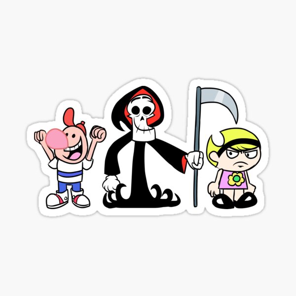 "Grim Adventures of Billy and Mandy" Sticker for Sale by Quistlor ...