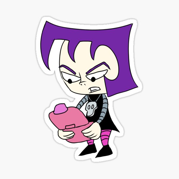 "Gaz Invader Zim" Sticker for Sale by Quistlor | Redbubble