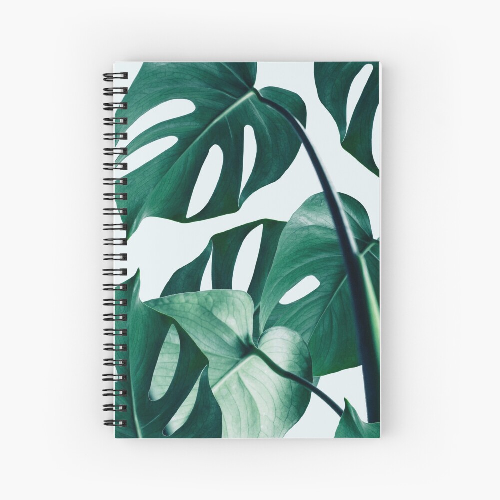 "Monstera #redbubble #artprints" Spiral Notebook for Sale by 83oranges ...