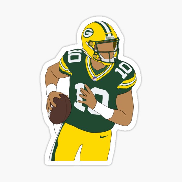 "Jordan Love" Sticker for Sale by megangray01 | Redbubble