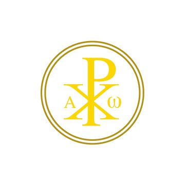 "Chi Rho logo" Sticker for Sale by Mercatura | Redbubble
