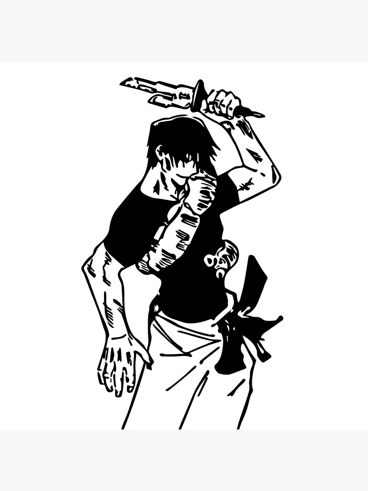 "Toji with inverted spear JJK" Poster for Sale by InkStation24 | Redbubble