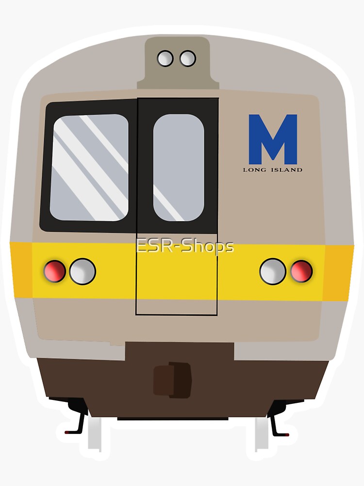 "LIRR M1/3 Train Vector Art" Sticker for Sale by ESR-Shops | Redbubble