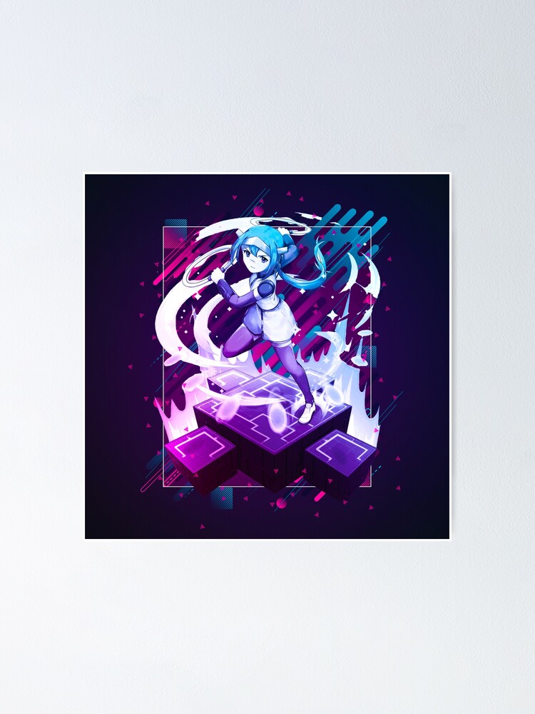 Lea Crosscode Modern Graphic Design Poster For Sale By Carryneon