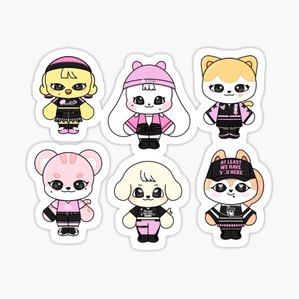 "Minive Baddies" Sticker for Sale by Nataliemouse | Redbubble