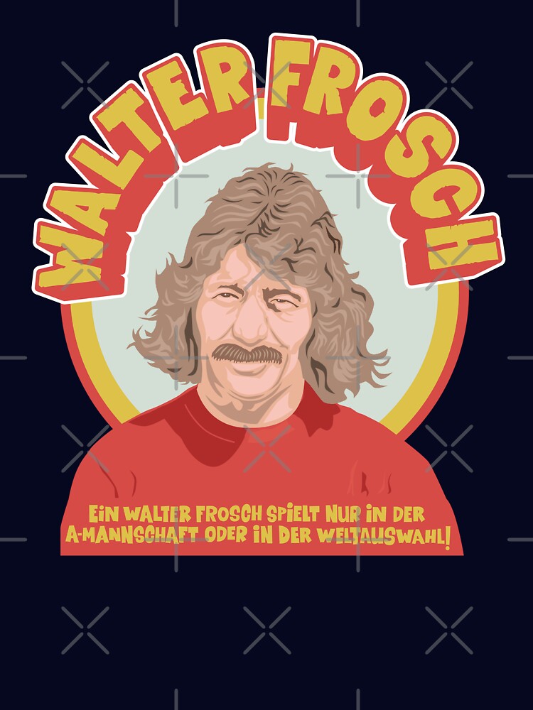 Essential T-Shirt mit "Walter Frosch Tribute Art: Unique Football ...