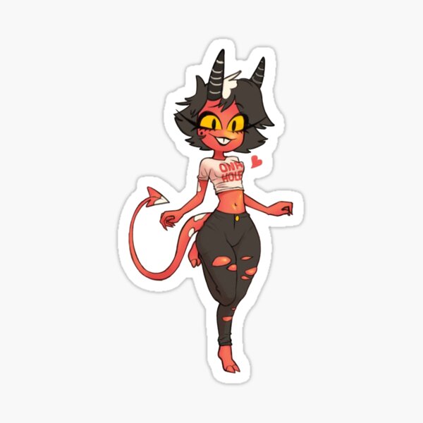 "Helluva Boss - Millie" Sticker for Sale by Peony-st | Redbubble