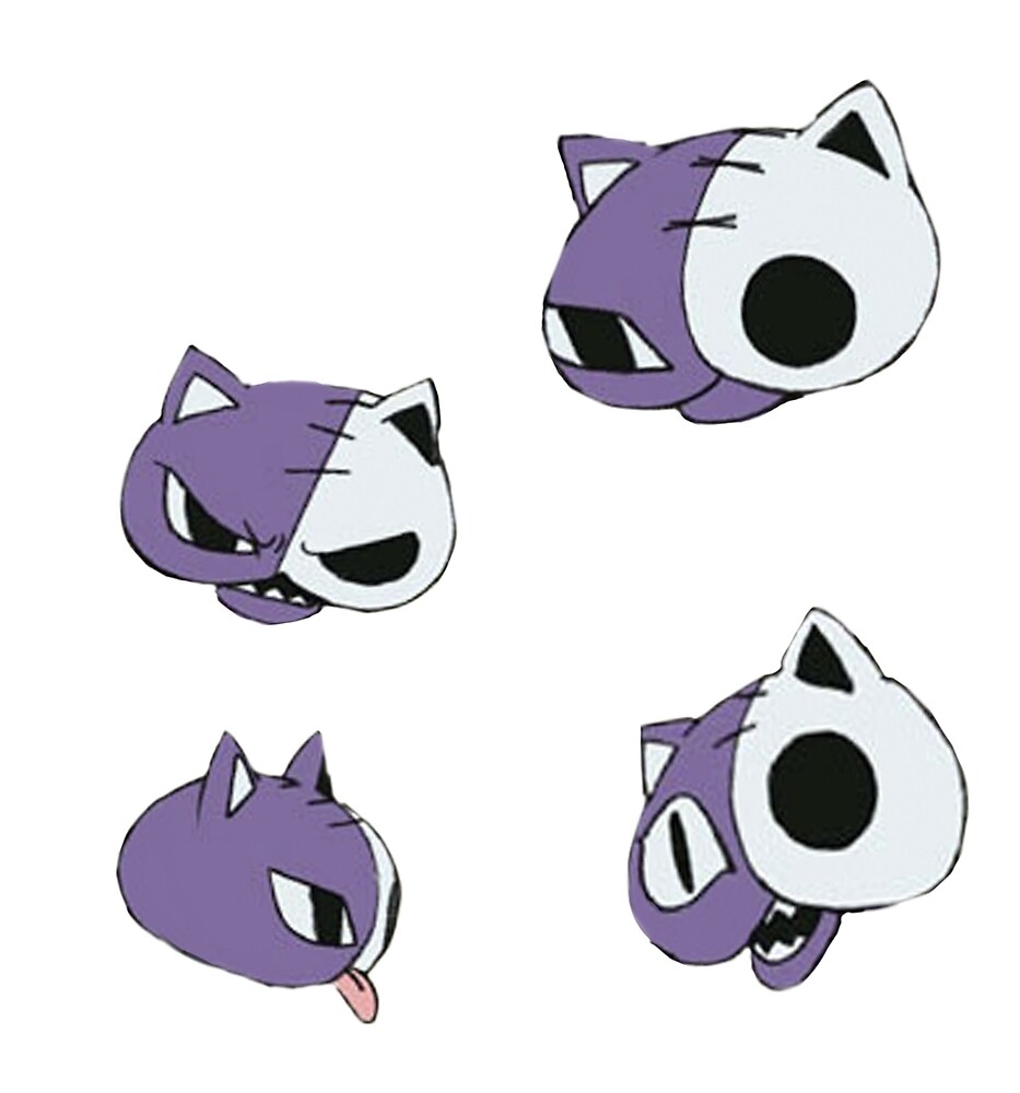 "Panty and Stocking Honekoneko Faces" by Klipschpringer | Redbubble