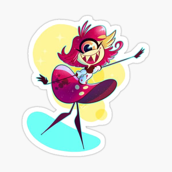 "Hazbin Hotel Niffty" Sticker for Sale by sashakolesnik | Redbubble