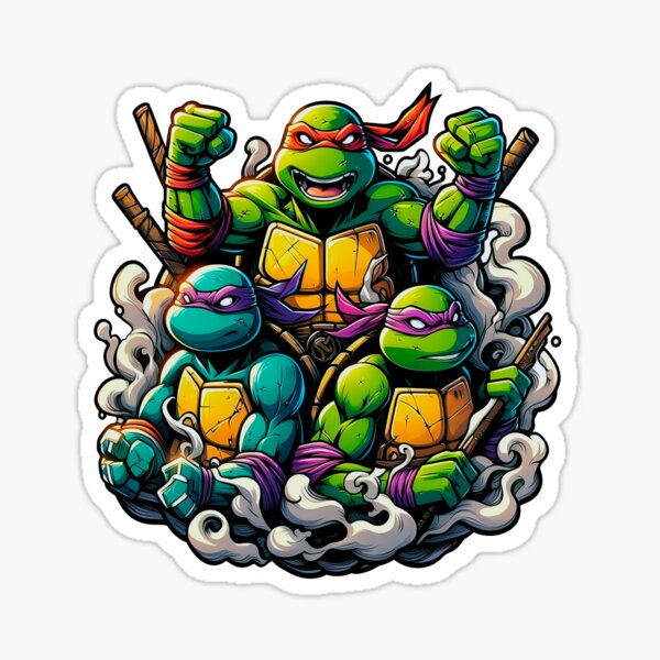 "Teenage mutant ninja turtles" Sticker by teesandlove | Redbubble