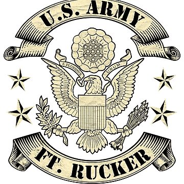 "Alabama Fort Rucker Us Army Base" Sticker for Sale by Izaiah Wiegand ...