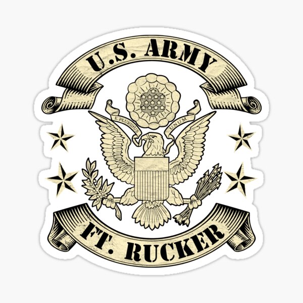 "Alabama Fort Rucker Us Army Base" Sticker for Sale by Izaiah Wiegand ...