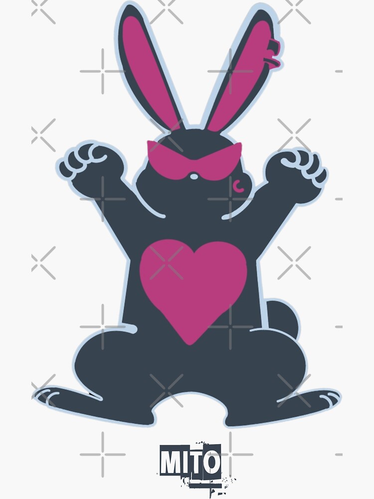 "ATEEZ Rabbit Mito Love" Sticker for Sale by SparkDiamond | Redbubble