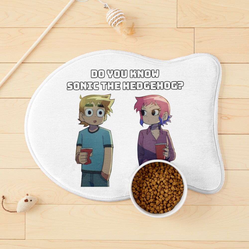 "Scott Pilgrim Ramona Flowers Sonic" Sticker for Sale by Skeevy | Redbubble