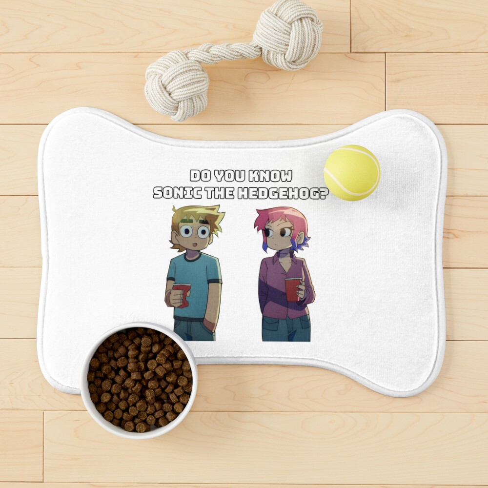 "Scott Pilgrim Ramona Flowers Sonic" Sticker for Sale by Skeevy | Redbubble