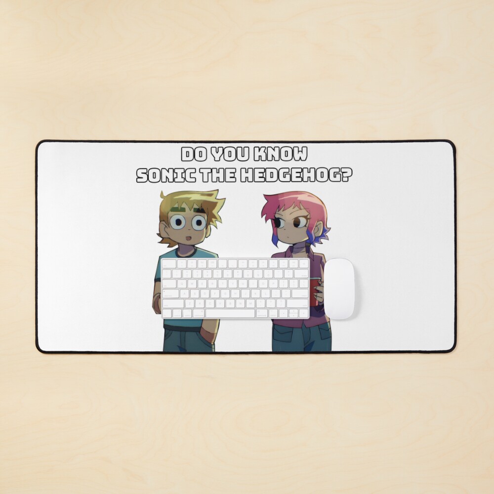"Scott Pilgrim Ramona Flowers Sonic" Sticker for Sale by Skeevy | Redbubble