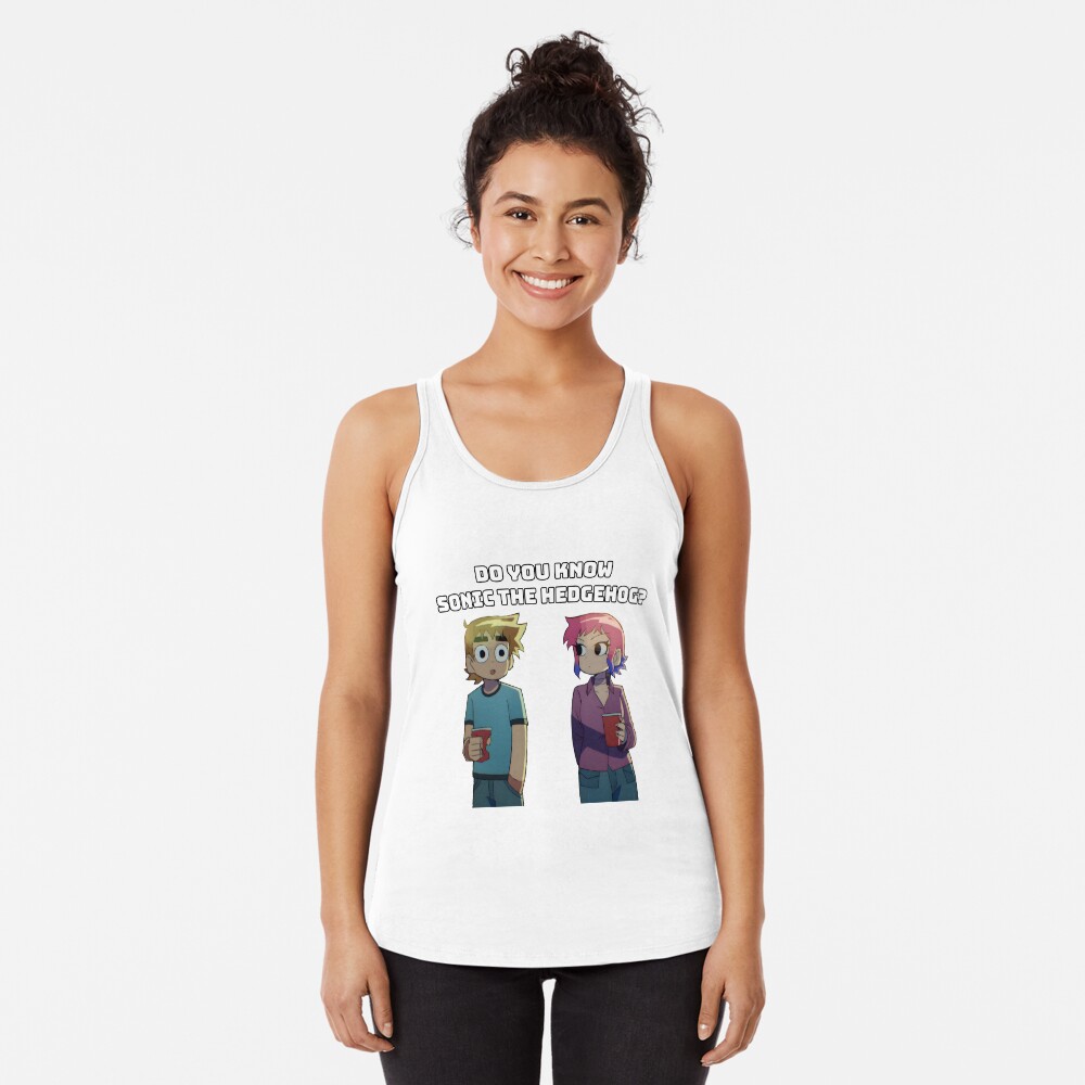 "Scott Pilgrim Ramona Flowers Sonic" Sticker for Sale by Skeevy | Redbubble