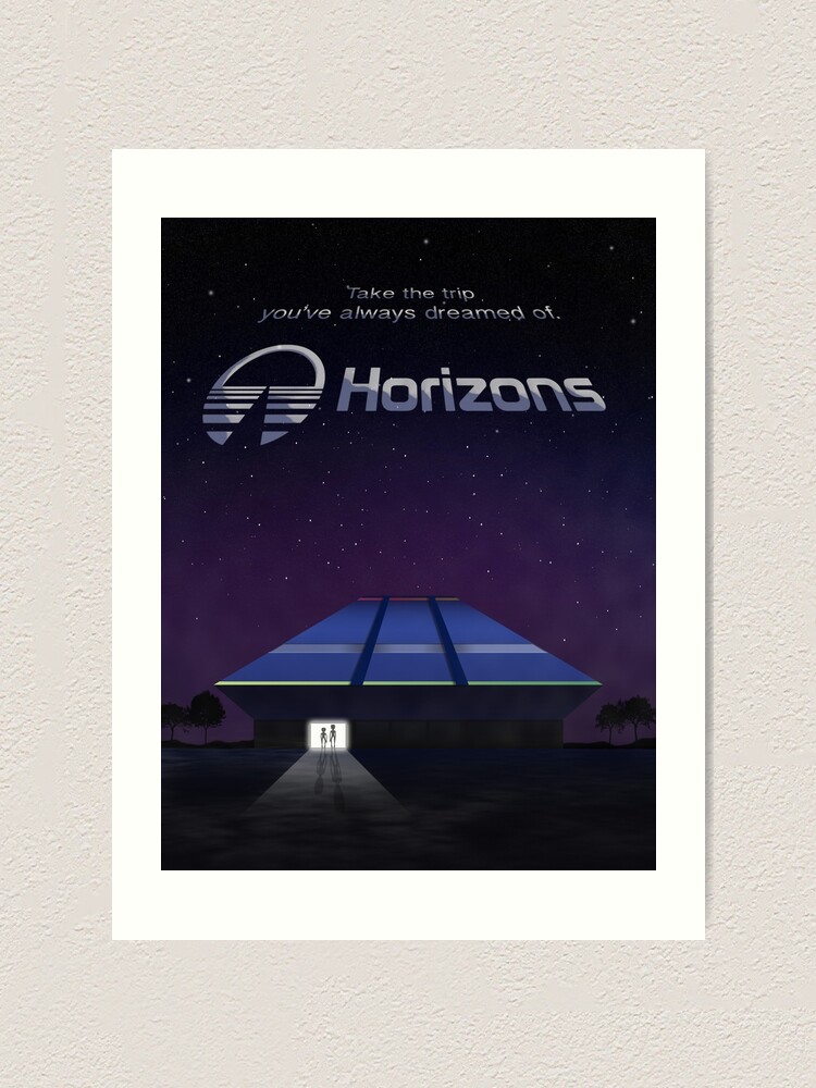 "Horizons from EPCOT Center (with Text)" Art Print by EPCOTJosh | Redbubble