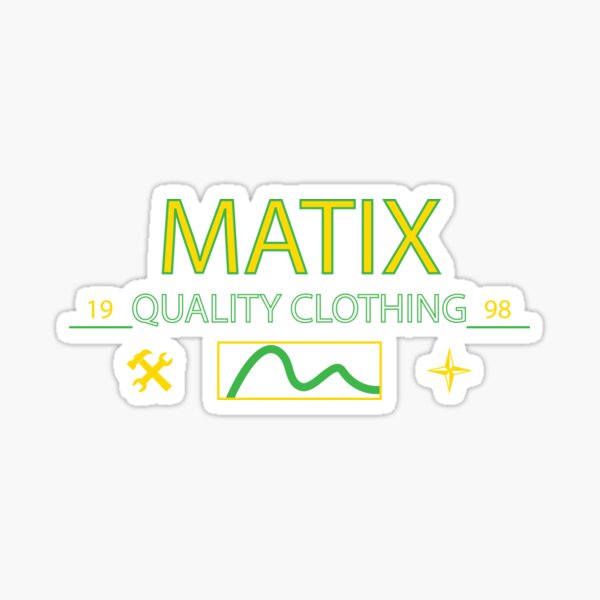 "Matix clothing box logo" Sticker for Sale by Gi Ko | Redbubble