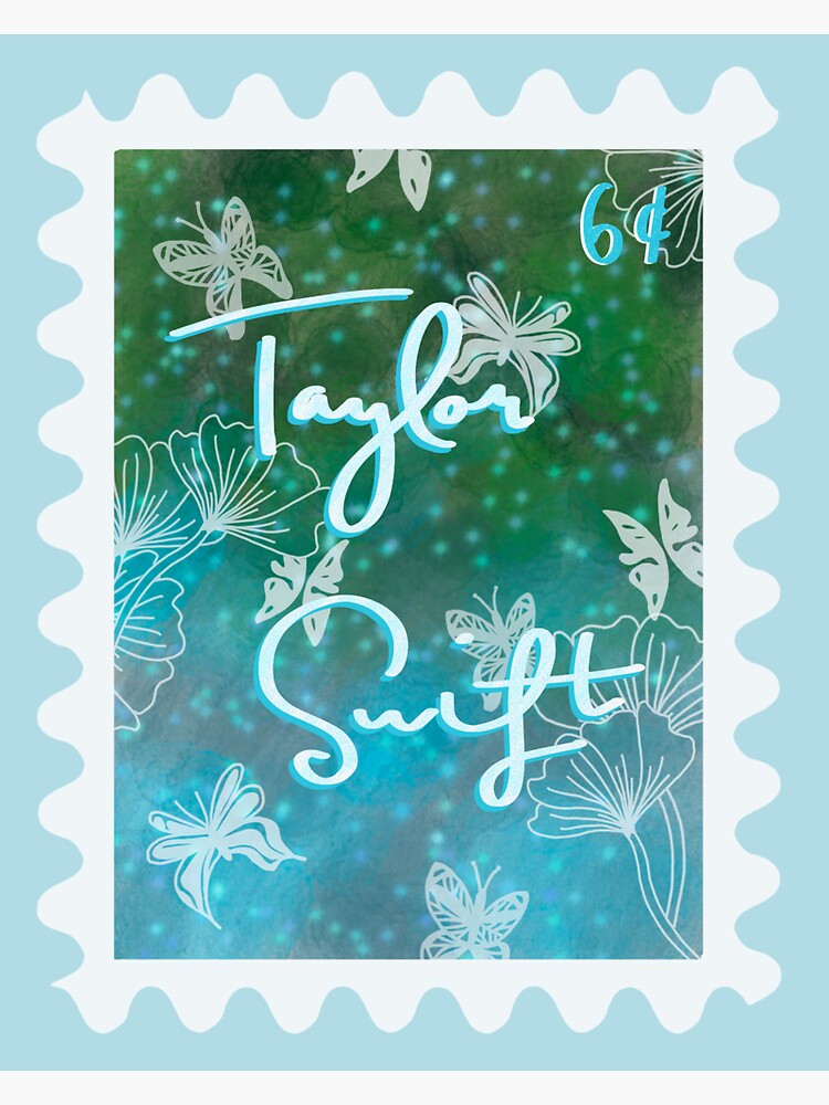 "Debut Taylor Swift Postage Stamp" Sticker for Sale by annikab16 ...