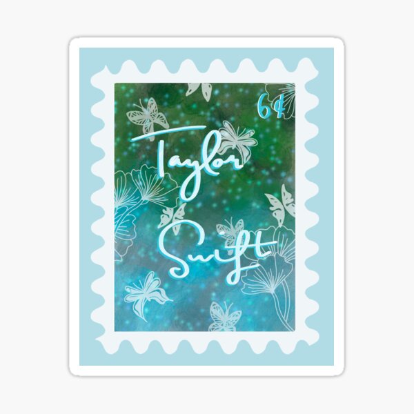 "Debut Taylor Swift Postage Stamp" Sticker for Sale by annikab16 ...
