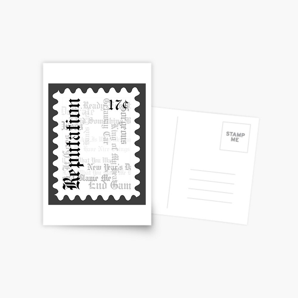 "Reputation Postage Stamp" Sticker for Sale by annikab16 | Redbubble