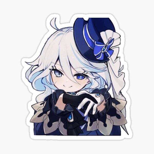 "genshin impact Furina de Fontaine character" Sticker for Sale by ...