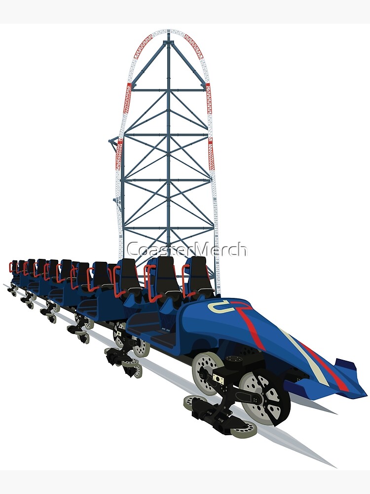 "Top Thrill 2 Zamperla Intamin Coaster Design" Poster for Sale by ...