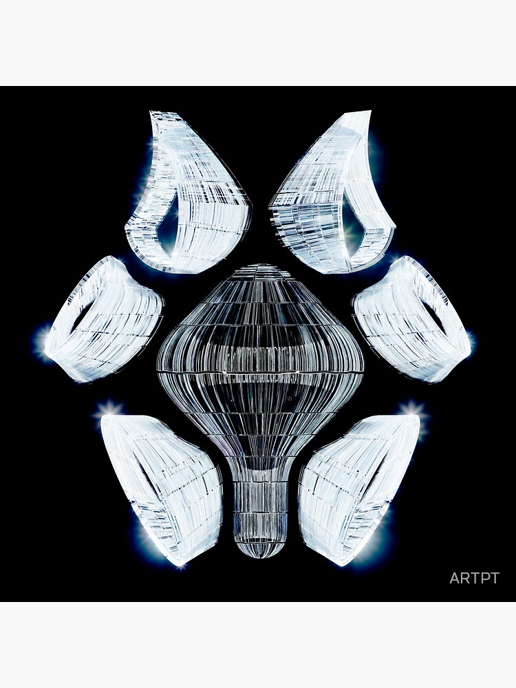 Pegatina con la obra «Futuristic cat logo diamond» de ARTPT | Redbubble