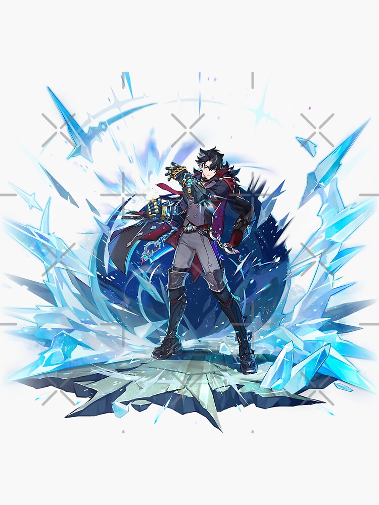 Sticker for Sale mit "Genshin Impact – Wriothesley Offizieller ...