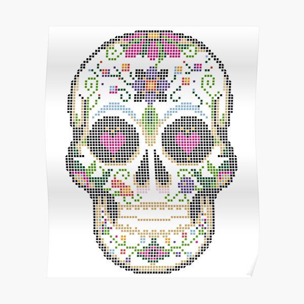 "Create a Real Stitchery - Pixel Art - Day of the Dead, Cinco de Mayo ...