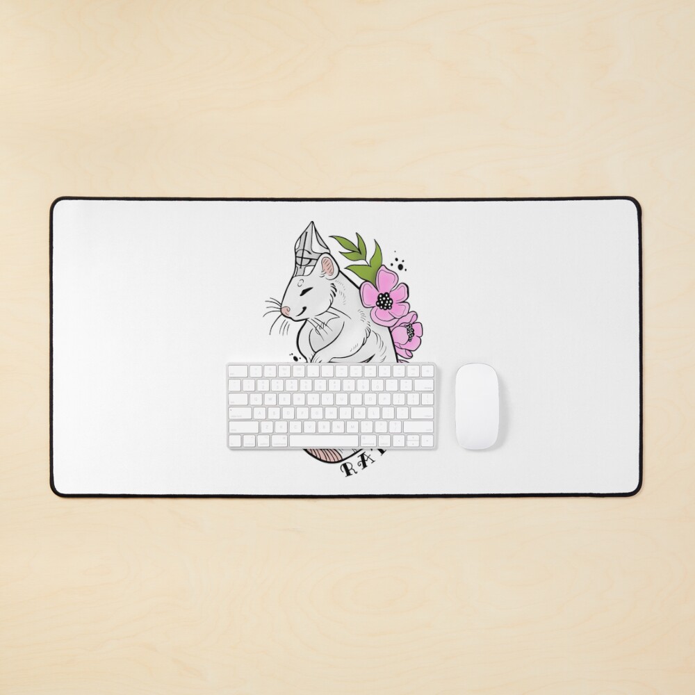 "Rats - Flower Tattoo Design" Sticker for Sale by CharlottesArtz ...