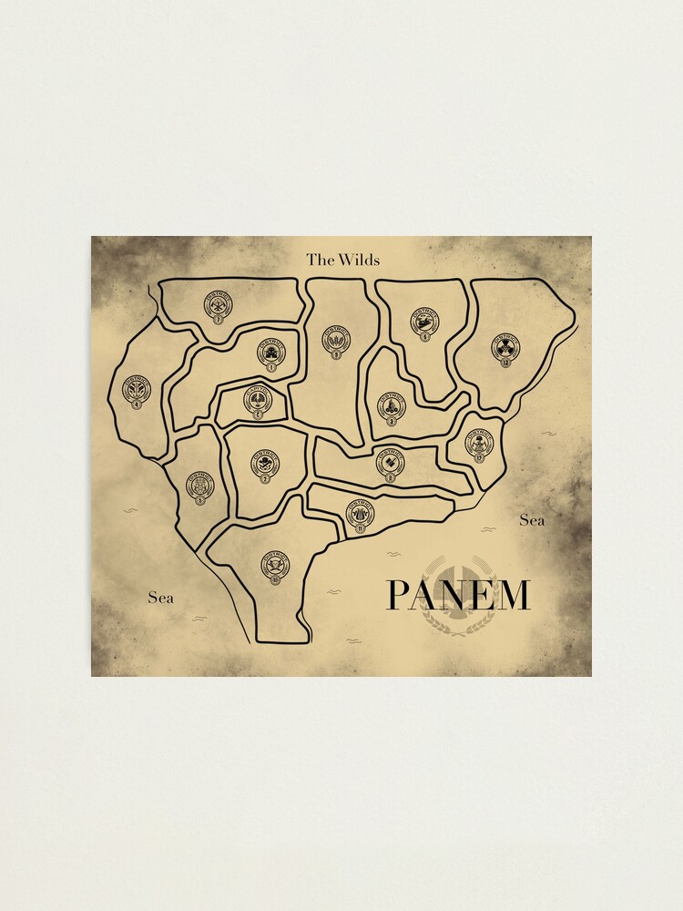 Hunger Games Districts Map