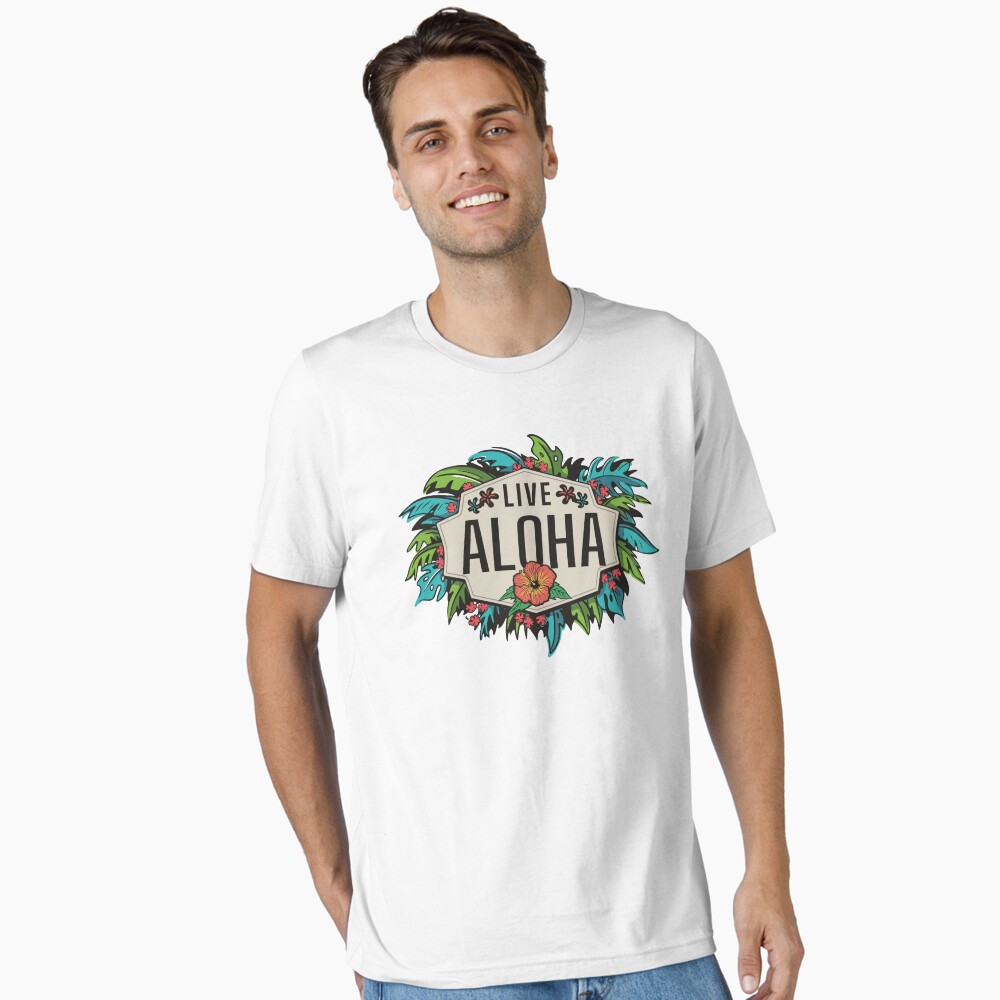 "Live Aloha" Sticker for Sale by MizMartini | Redbubble