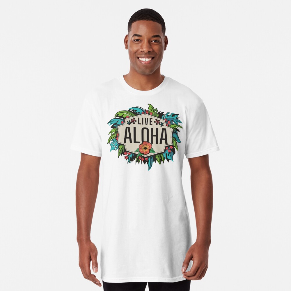 "Live Aloha" Sticker for Sale by MizMartini | Redbubble