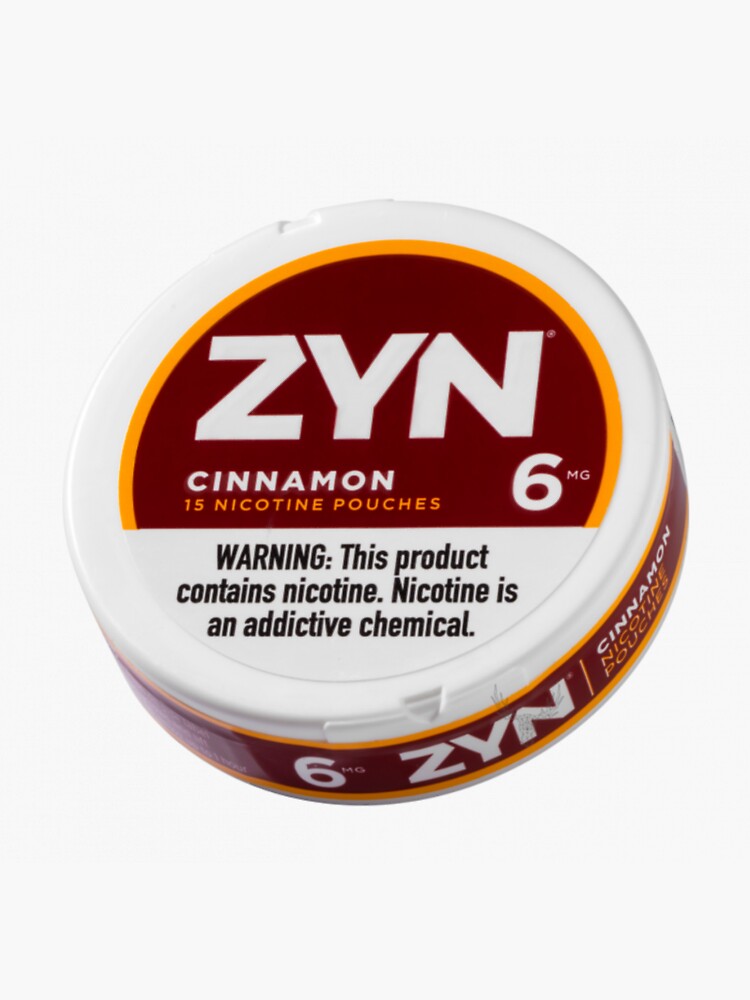 "Zyn Cinnamon 6mg Sticker Zynnamon Merch" Sticker for Sale by tjhogs ...