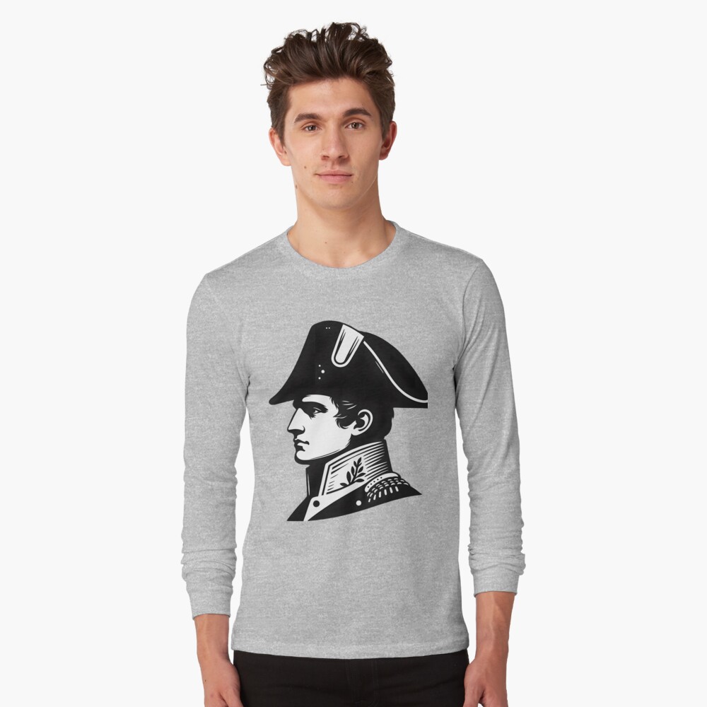 "Napoleon simple black and white bicorne" Sticker for Sale by ...