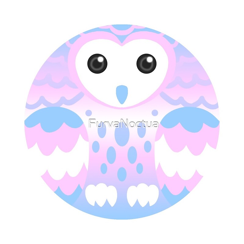 "Transgender Pride Owl" by FurvaNoctua | Redbubble
