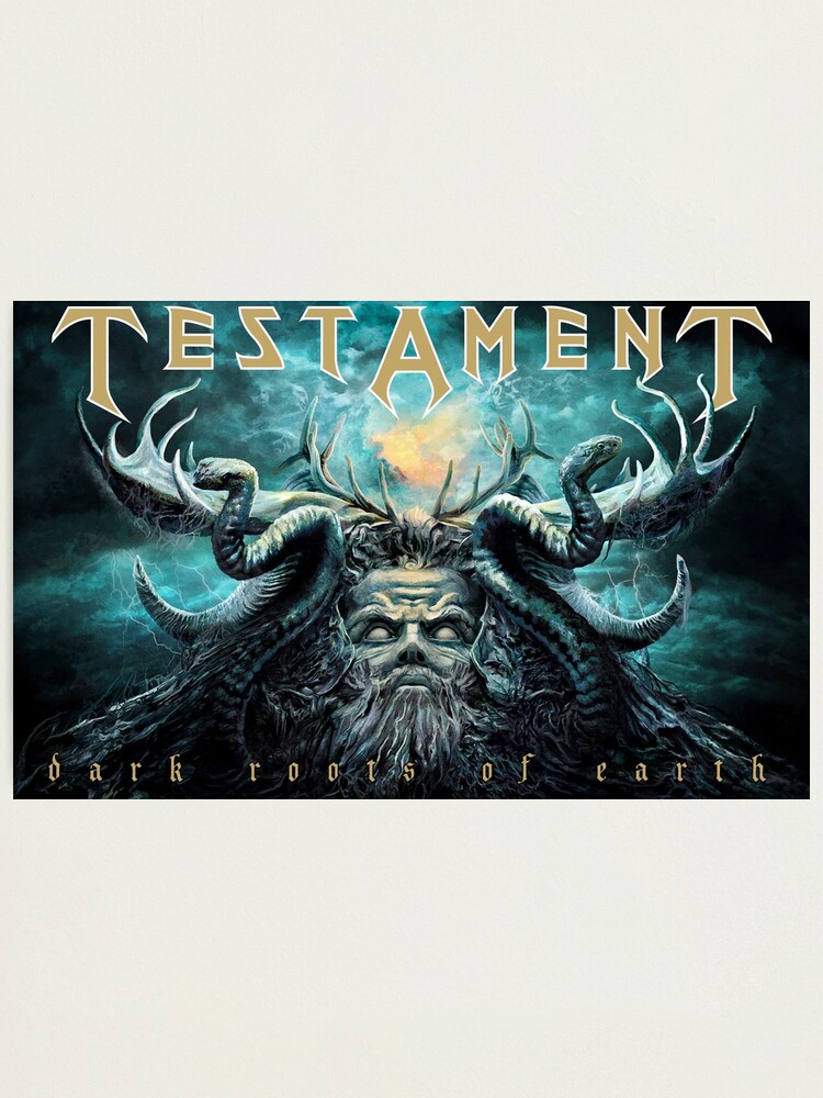 "Testament Logo" Photographic Print by mad5ss | Redbubble